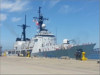 BRP Ramon Alcaraz enters PH - Navy | Global News