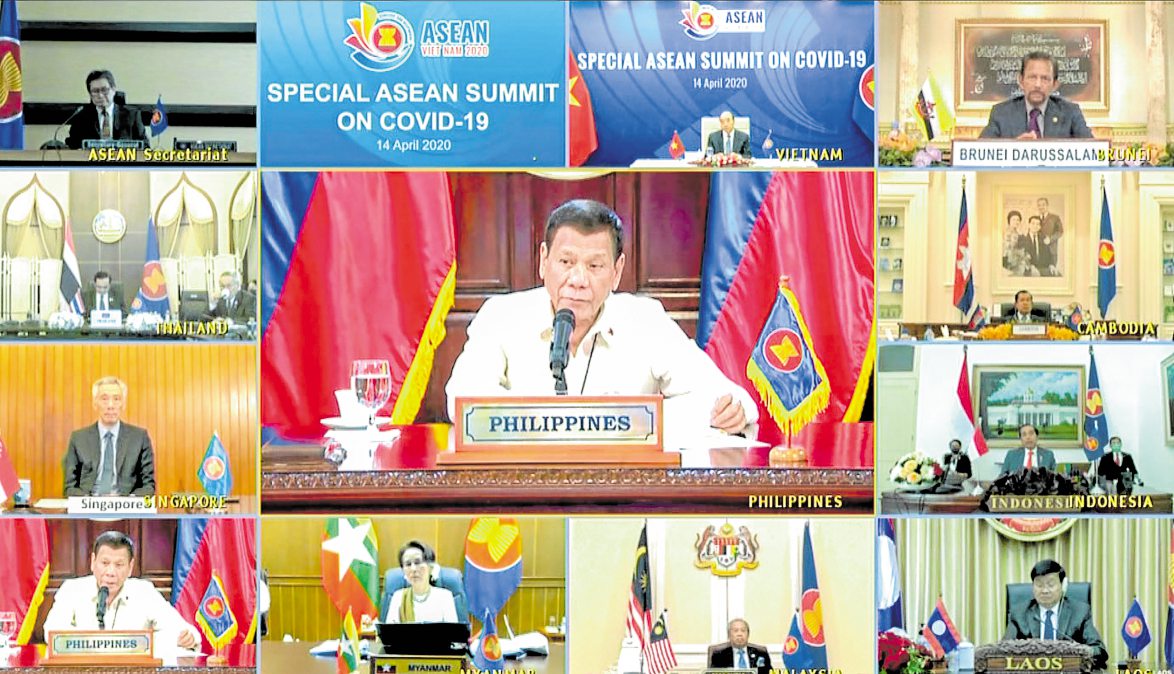 Duterte, Asean leaders to tackle COVID-19 recovery in first online ...