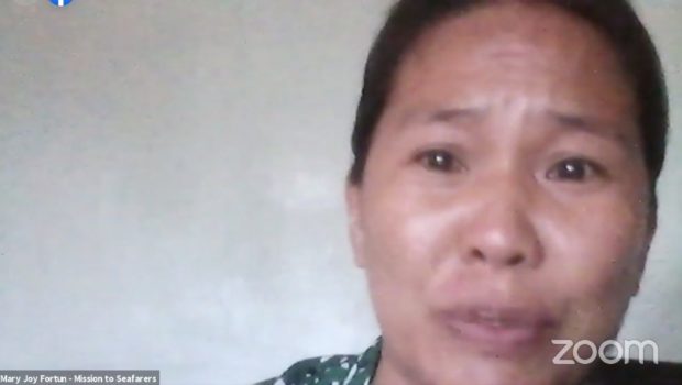 Wife of missing Filipino seafarer cries: Have mercy, continue search ...