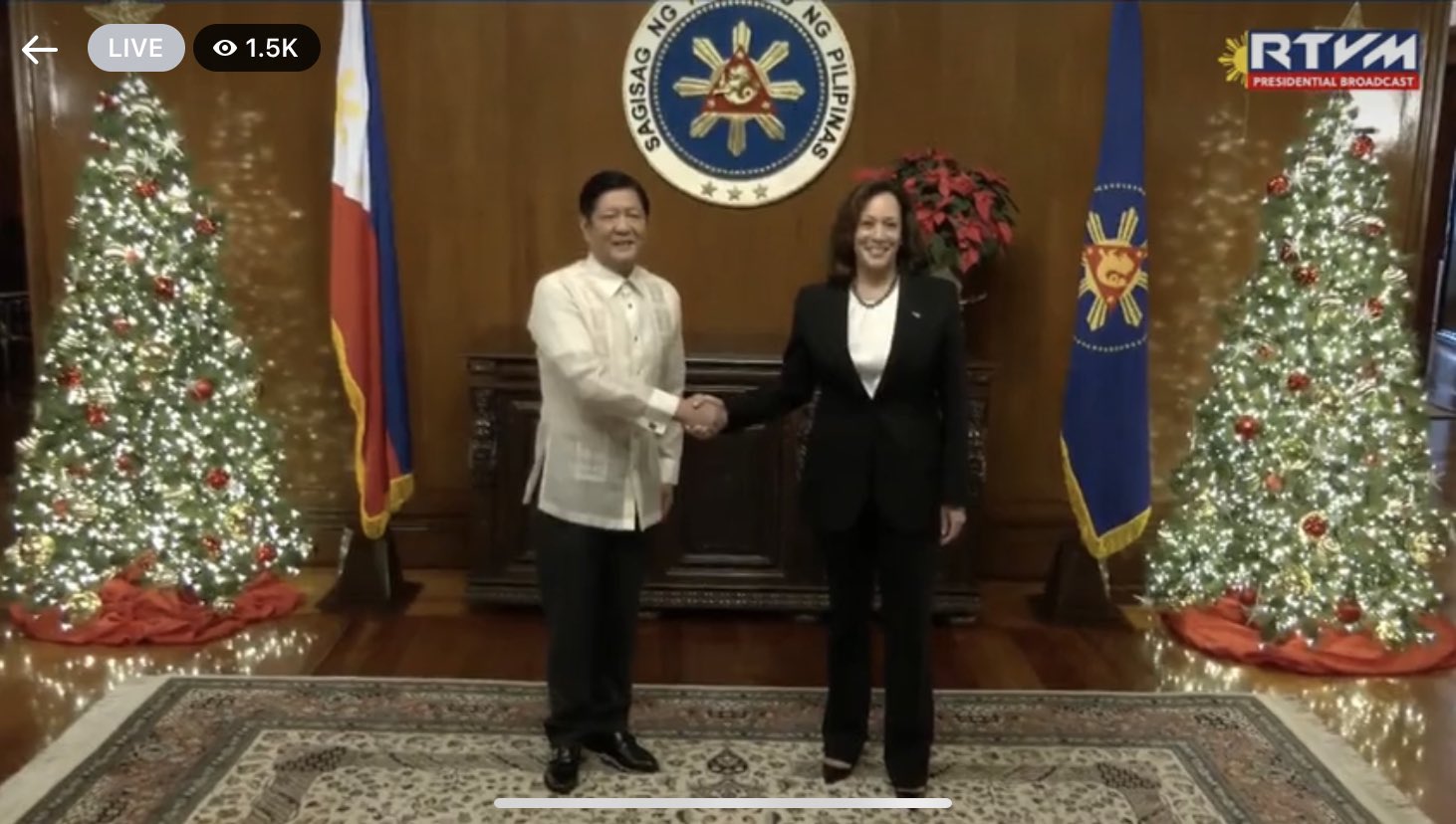 Marcos Jr.: American VP Harris’ visit a very strong symbol of solid PH-US ties | Global News