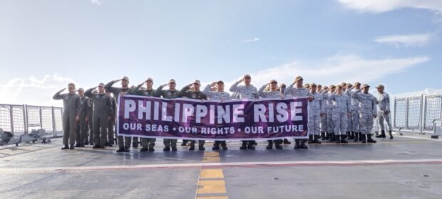 Navy’s leading guided missile frigate sails to Philippine Rise