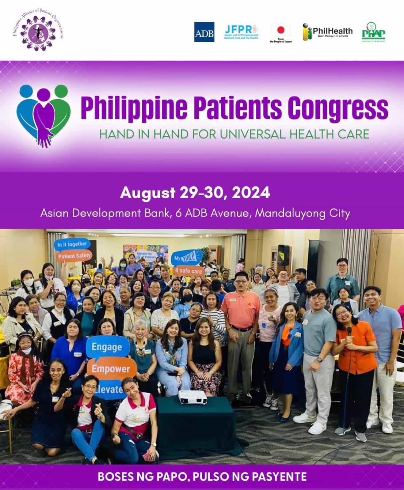 Empowering voices: Patient leaders to shape the future of universal ...