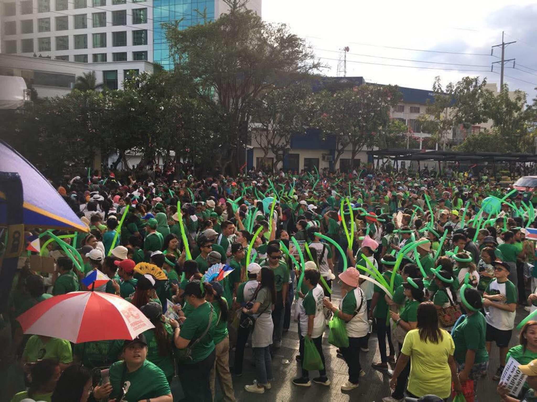 Duterte supporters celebrate his birthday
