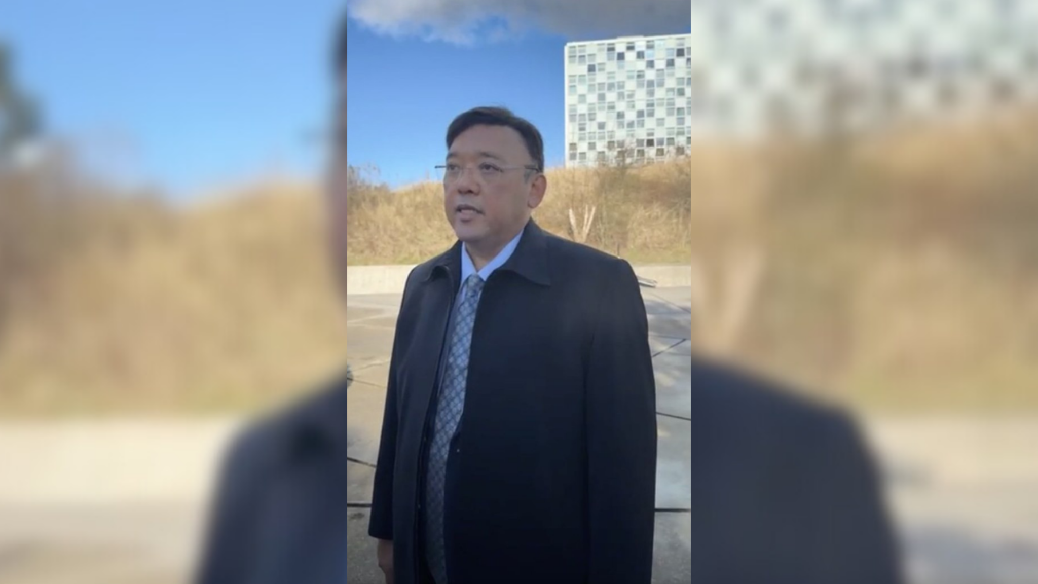 Harry Roque spotted in The Hague with Sara Duterte, Robin Padilla