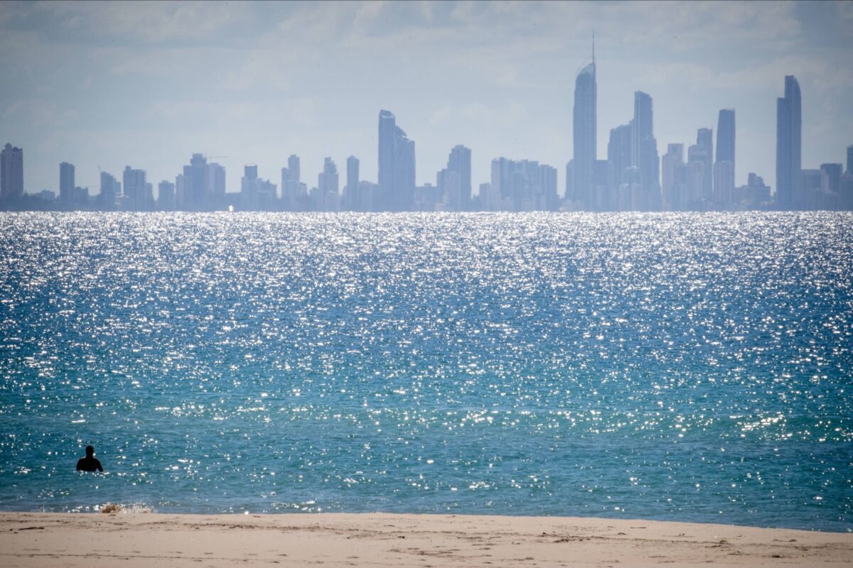 Rare tropical cyclone swirls off eastern Australia