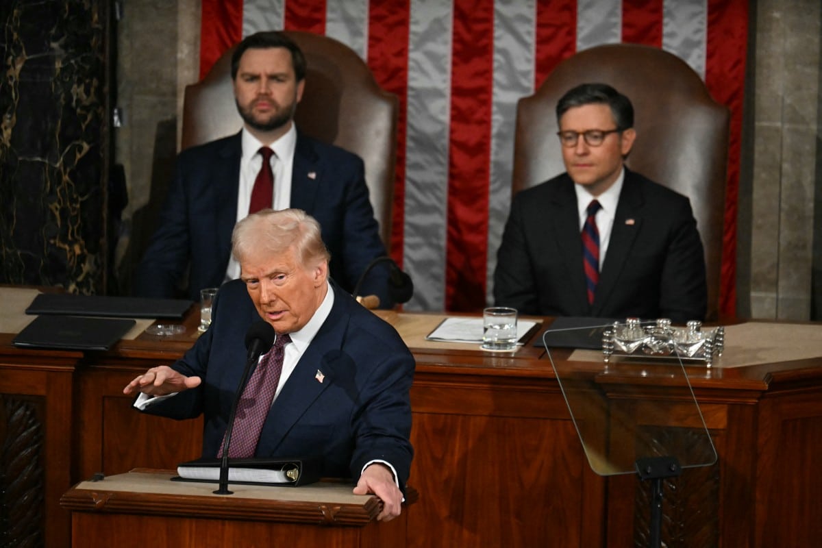 Trump hails 'unstoppable' America in return to Congress