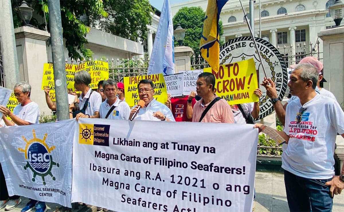 Coalition petitions to stop Magna Carta for Filipino Seafarers