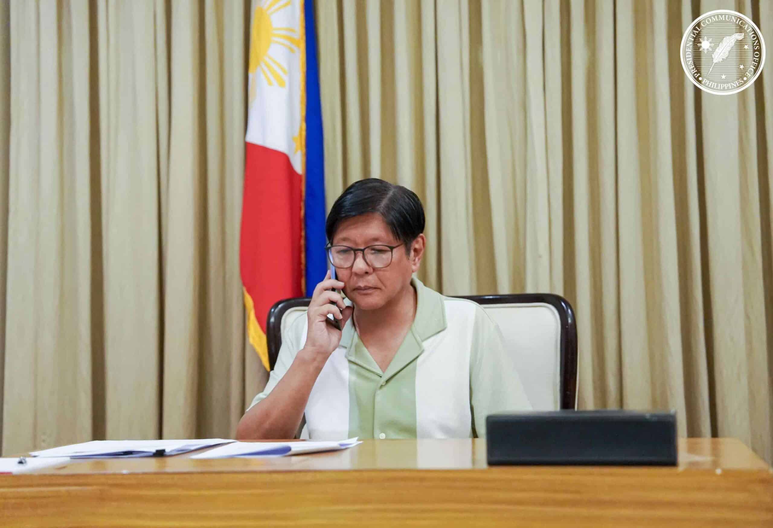 Marcos, Canadian PM phone call dialogue