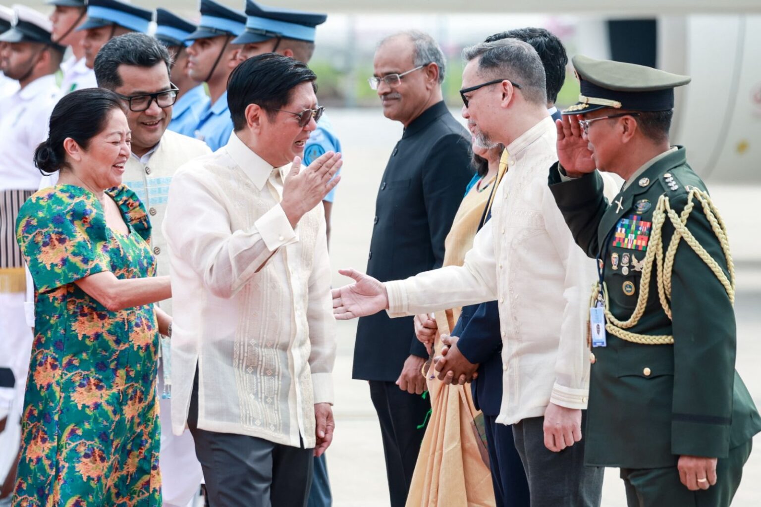 Marcos arrives in India for five-day state visit