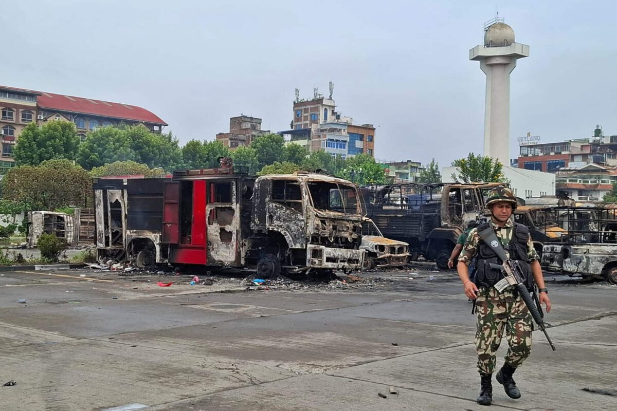 Nepal army patrols after deadly protests oust PM