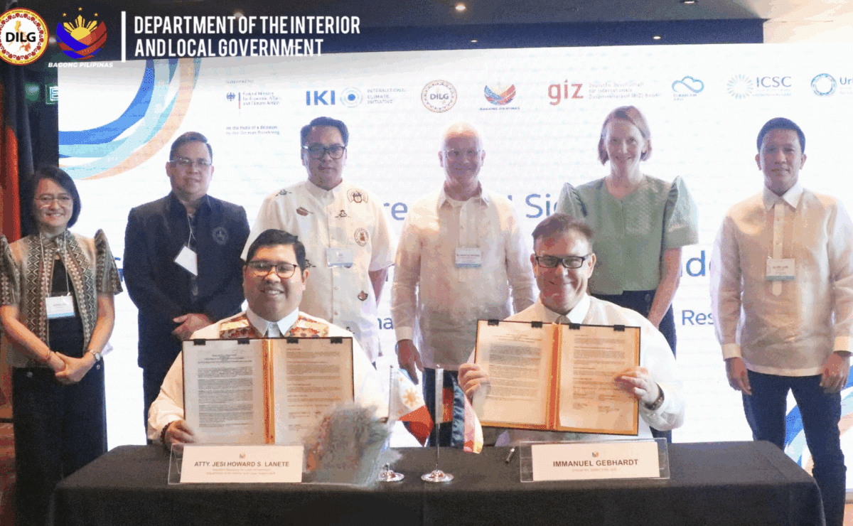 DILG, German agency to boost climate-resilient urban development