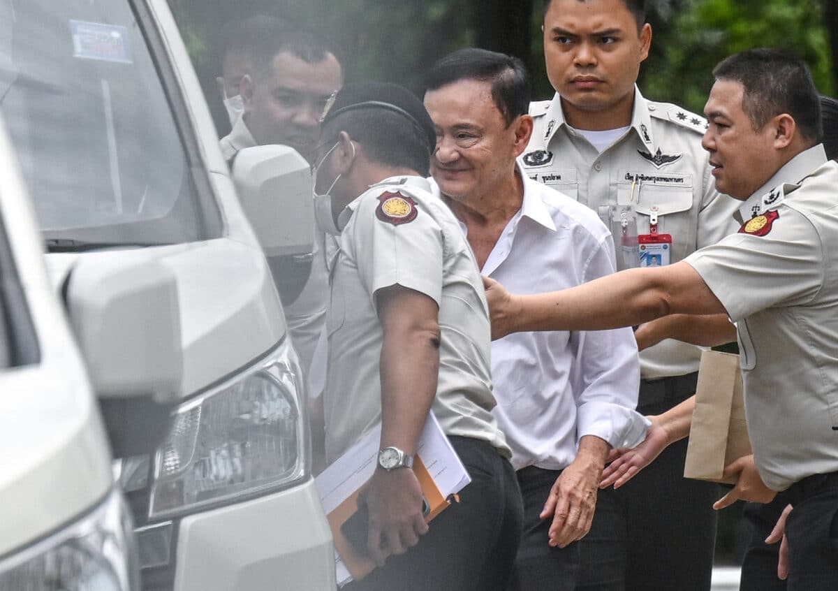 Thai ex-PM Thaksin begins first full day in prison