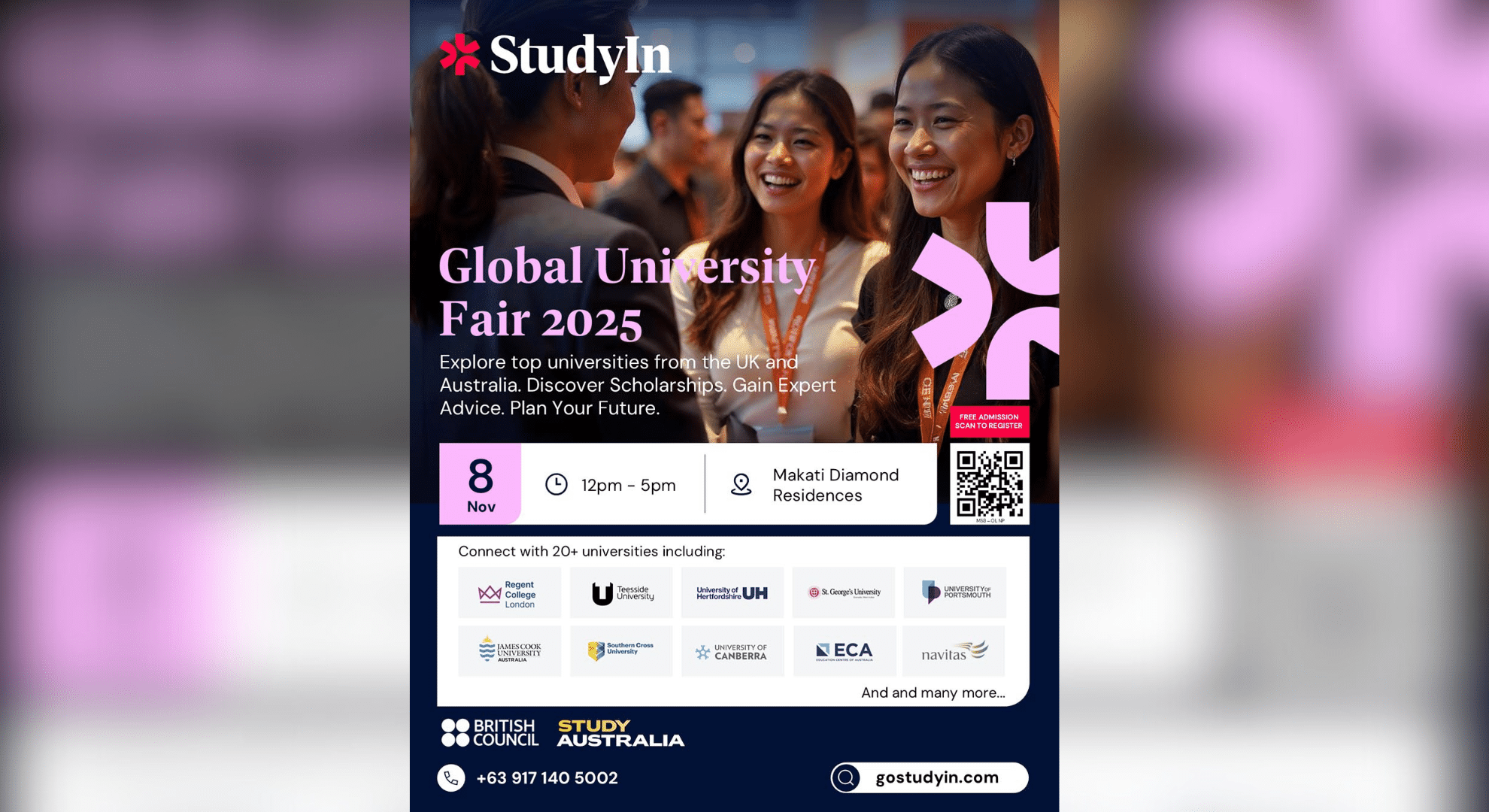 StudyIn hosts first Global University Fair in the Philippines