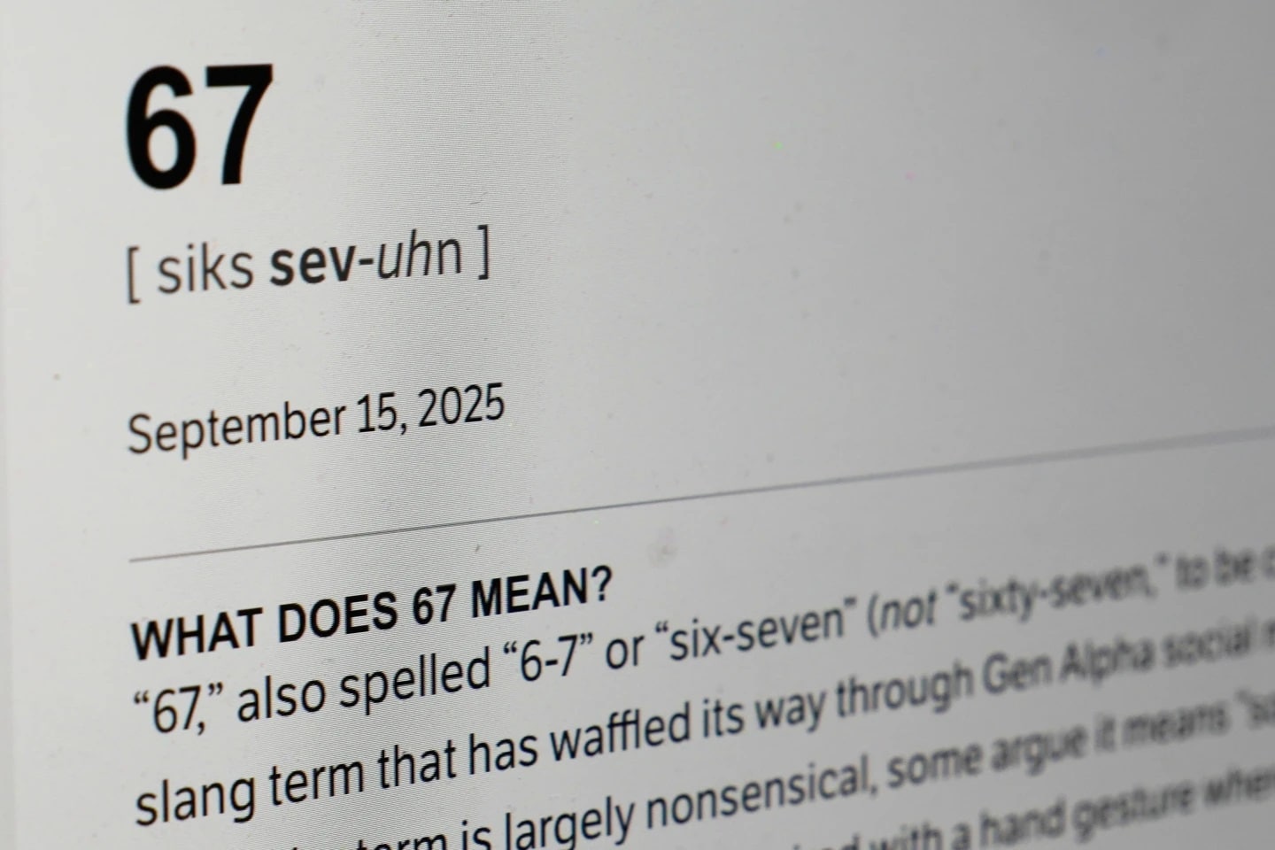 ‘6-7’ is Dictionary.com’s, uhm, Word of the Year