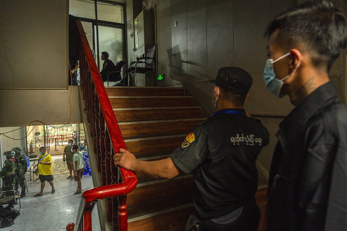 Myanmar junta says raided online scam center, arrested over 300