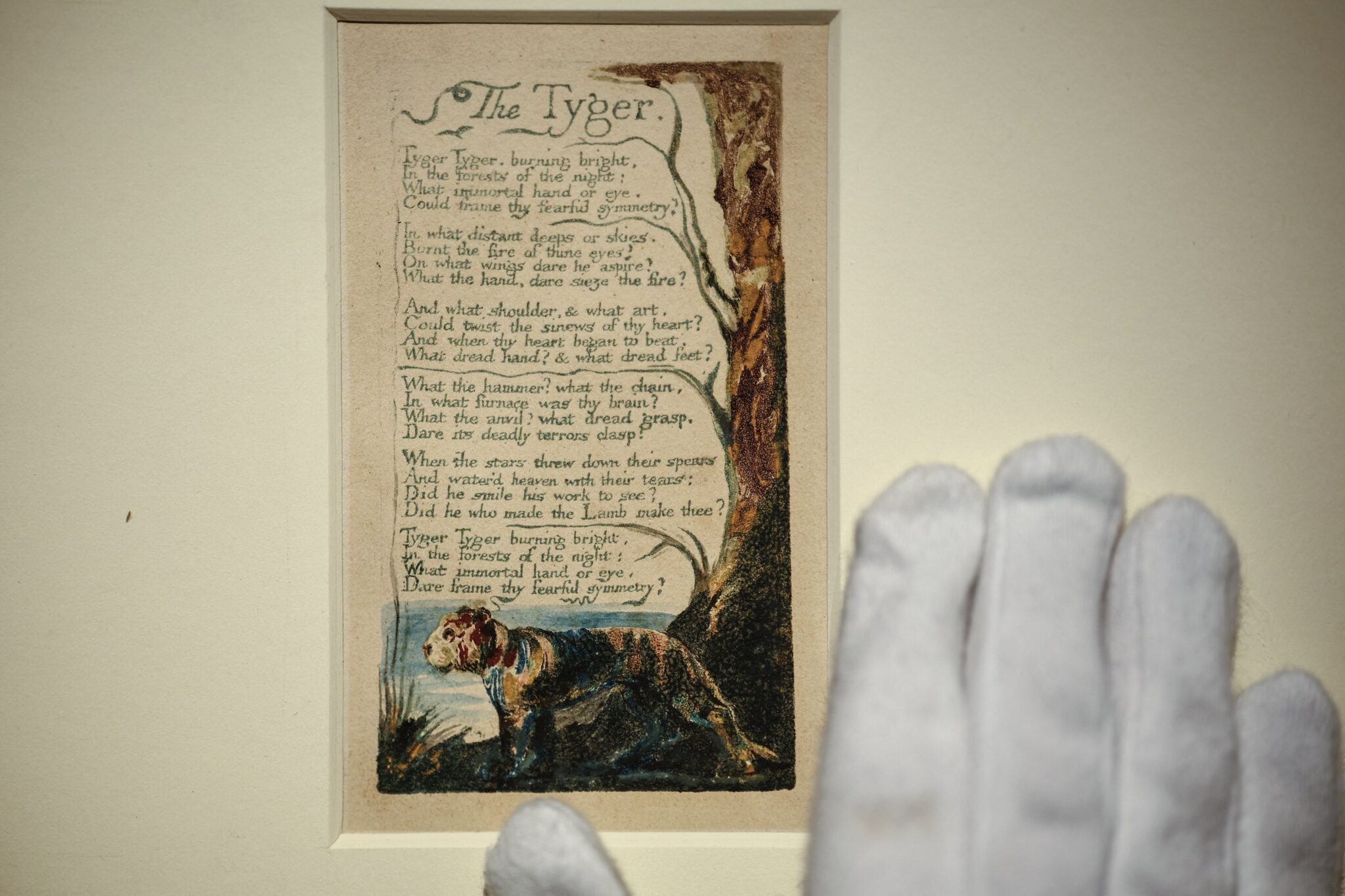 Print of Blake 'Tyger' poem blazes path to auction record