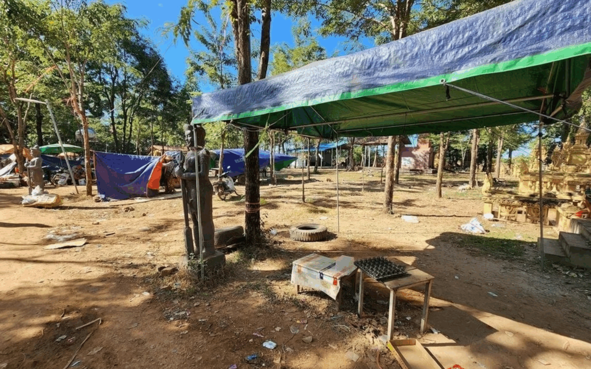 Displaced Cambodians flee again as border conflict continues