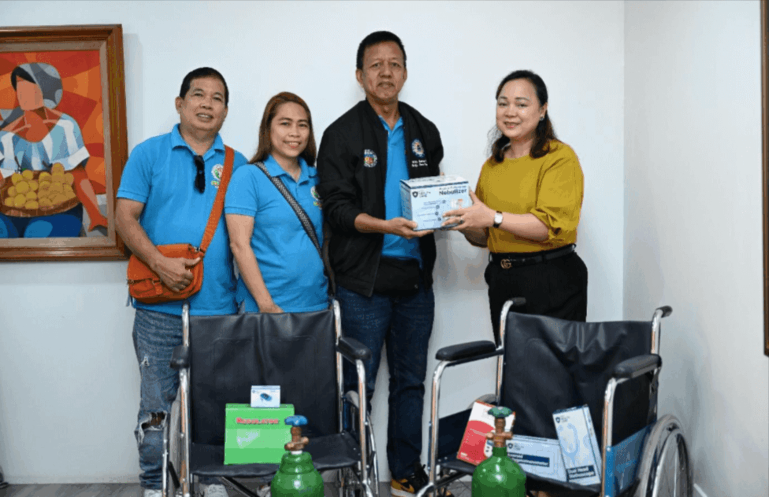 PCSO turns over medical devices to Brgy. San Pascual, Obando, Bulacan